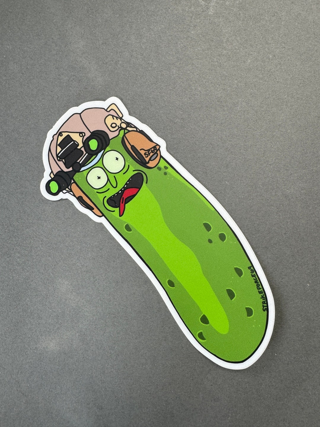 Tactical Pickle NVG Tactical Meme Sticker | Funny 2A Military Decal ...