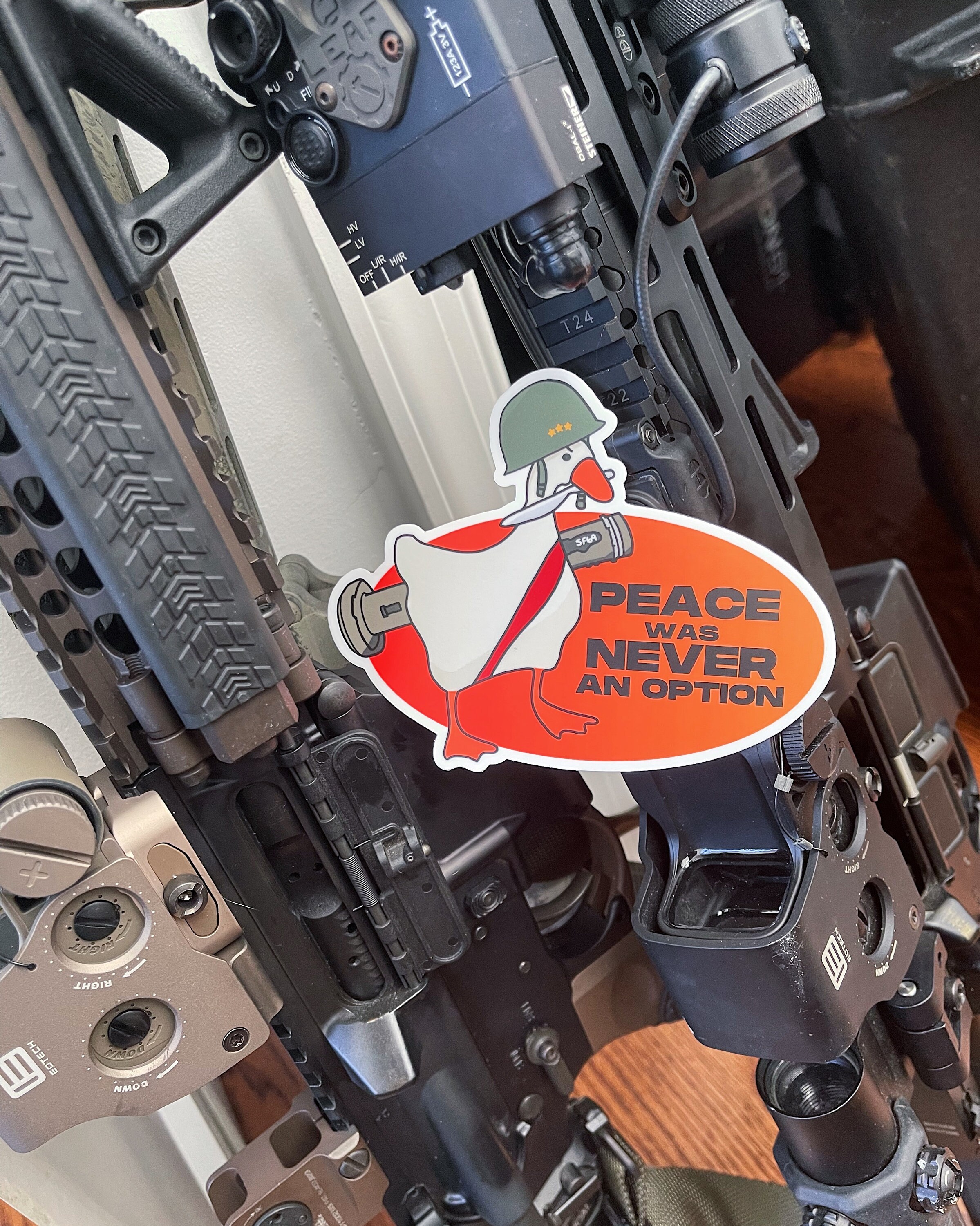 Choose Violence Combat Goose Sticker Made in the USA - Etsy
