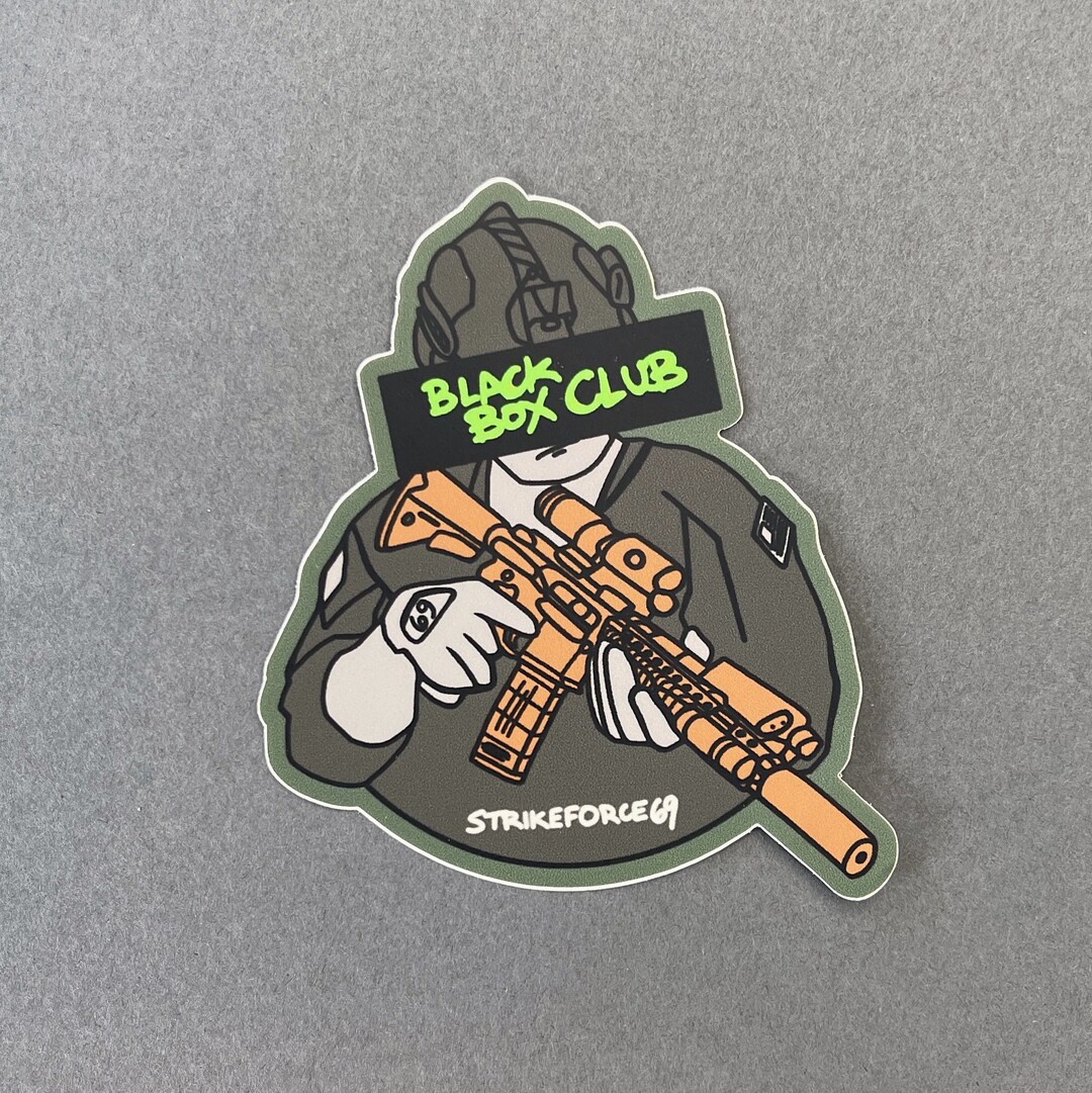 Black Box Club Special Forces Sticker for Military & SWAT Tactical ...