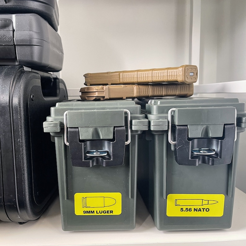 Ammo Can Rifle & Pistol Caliber Organizational Label Stickers ...
