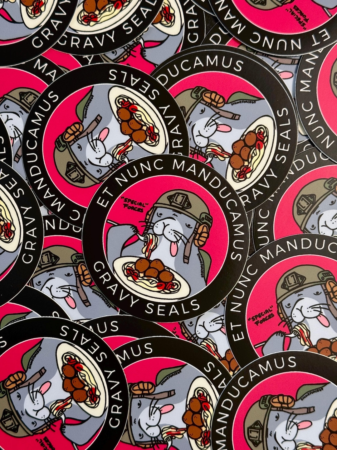 GRAVY SEALS Meme Tactical Sticker Unit Patch - Et Nunc Mandicamus (and ...