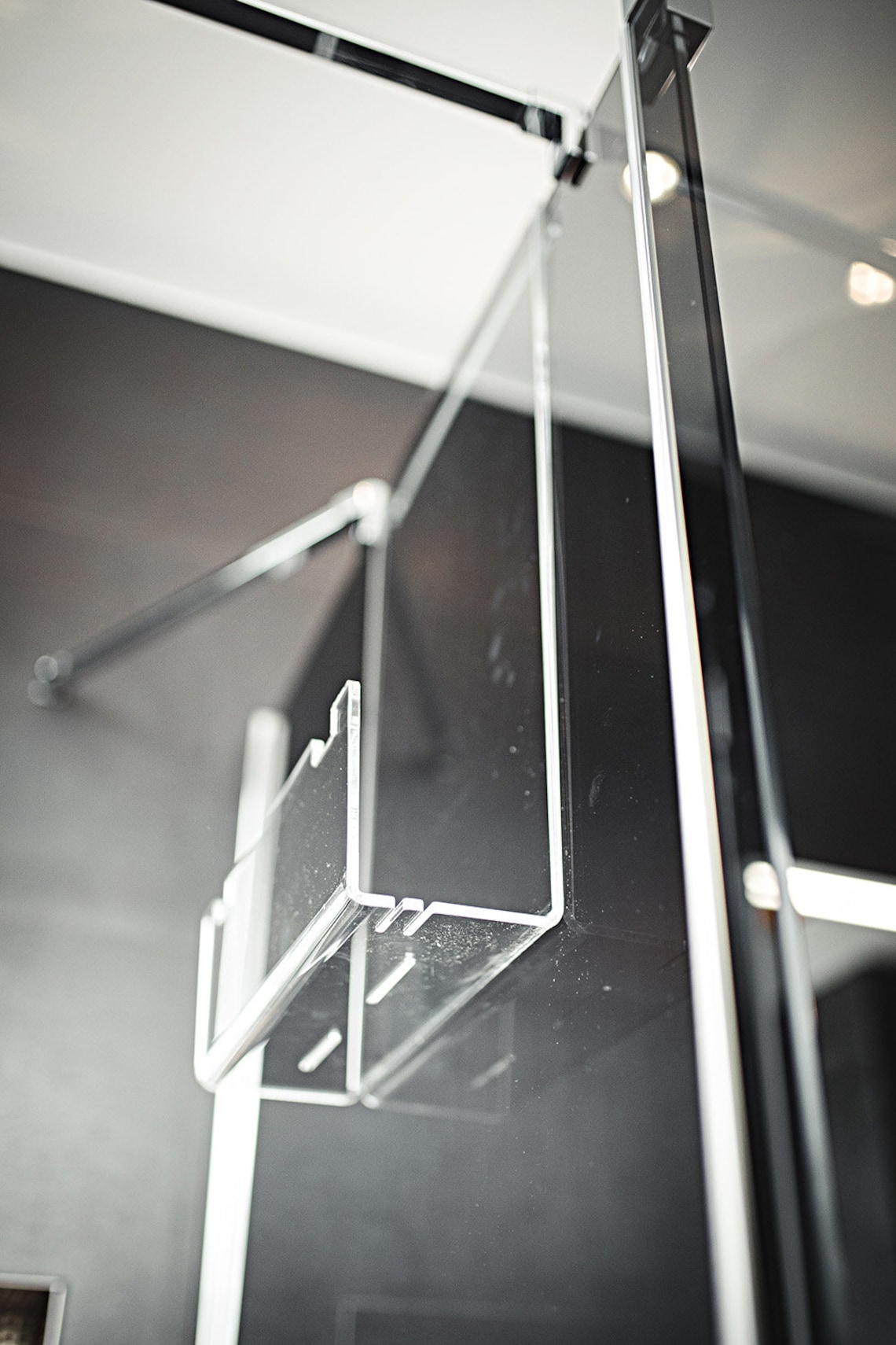 High-quality, Plexiglass Shower Shelf, for Hanging on the Shower Screen ...