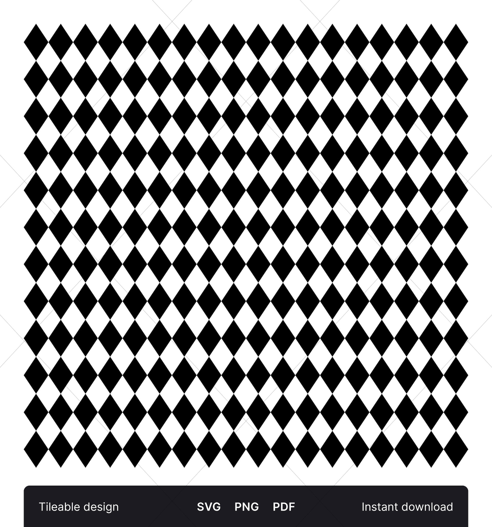 Argyle Pattern SVG – Tileable and Seamless Design – Instant Download - Etsy