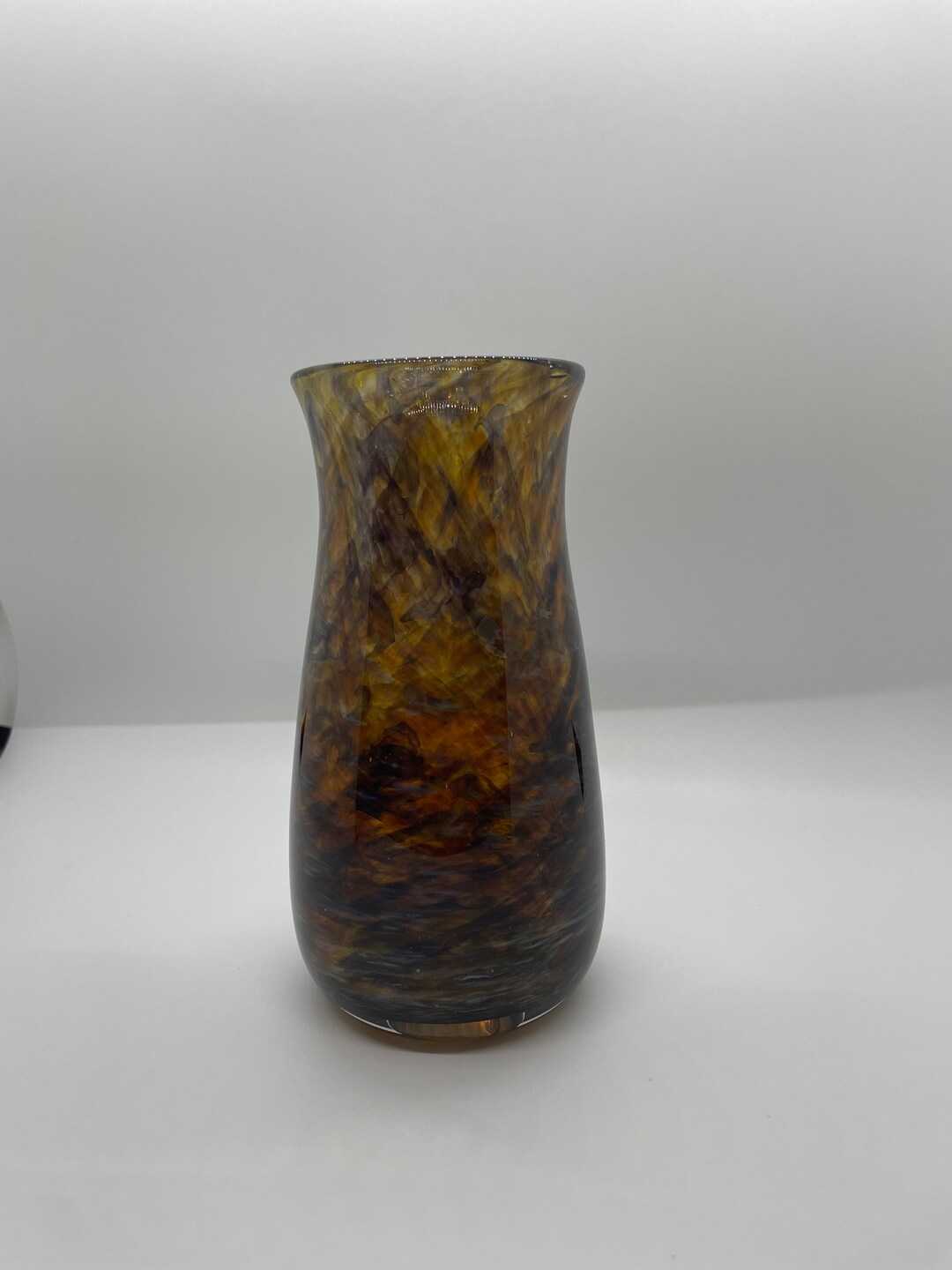 Blue Turtle Shell Glass Vase - Etsy