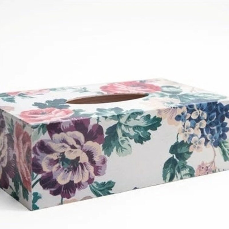 Decoupage Tissue Box - Etsy