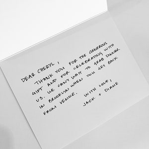 Handwritten Thank You Notes - Etsy