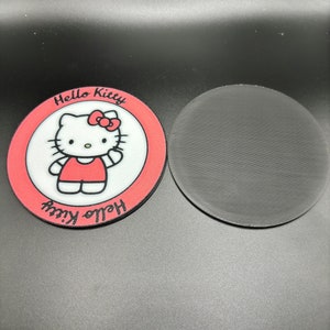 3D Printed Hello Kitty Coaster Set - Etsy