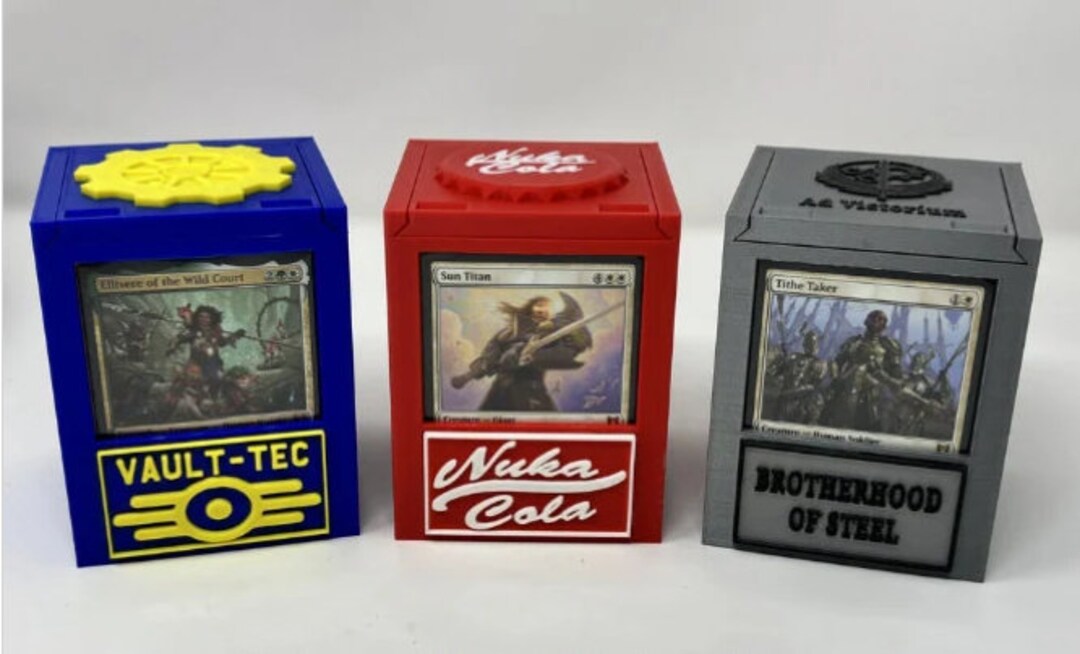 Fallout MTG Commander Deck Box - Etsy