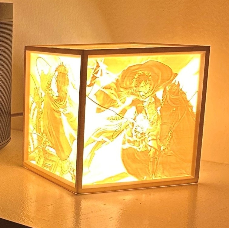 Custom 3D Printed Lithophane Light Box - Etsy
