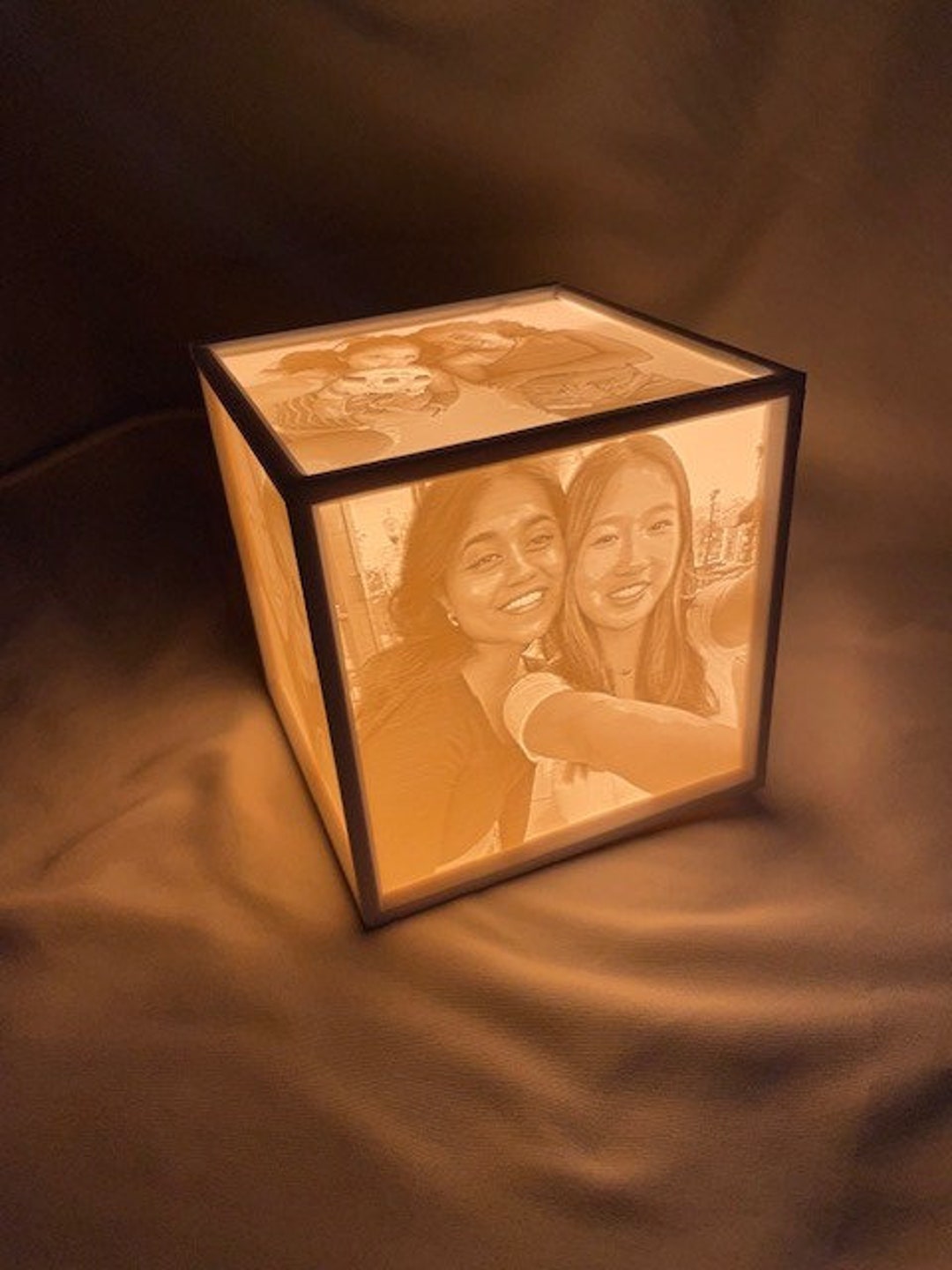 Custom 3D Printed Lithophane Light Box - Etsy