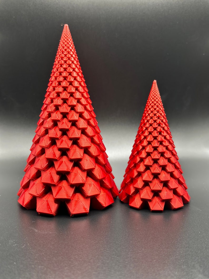3D Printed Decorative Crystal Christmas Tree - Etsy