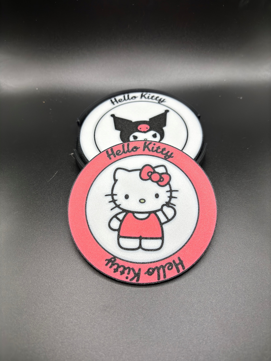 3D Printed Hello Kitty Coaster Set - Etsy