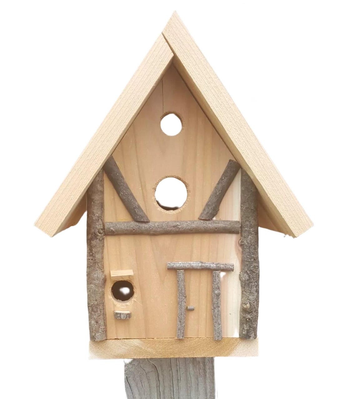 Forest Lodge Bird House, 16", Nesting Box, Bird Houses by Mark, Made in ...