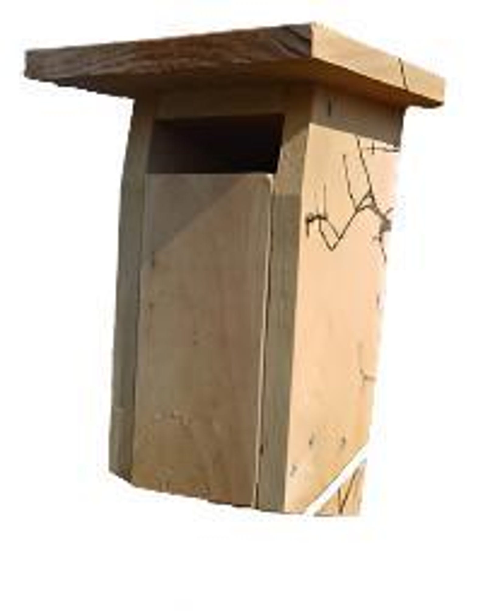 Slotted Bluebird House Box, Sparrow Resistant, 12", Bird Houses by Mark ...