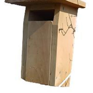 Slotted Bluebird House Box, Sparrow Resistant, 12", Bird Houses by Mark ...
