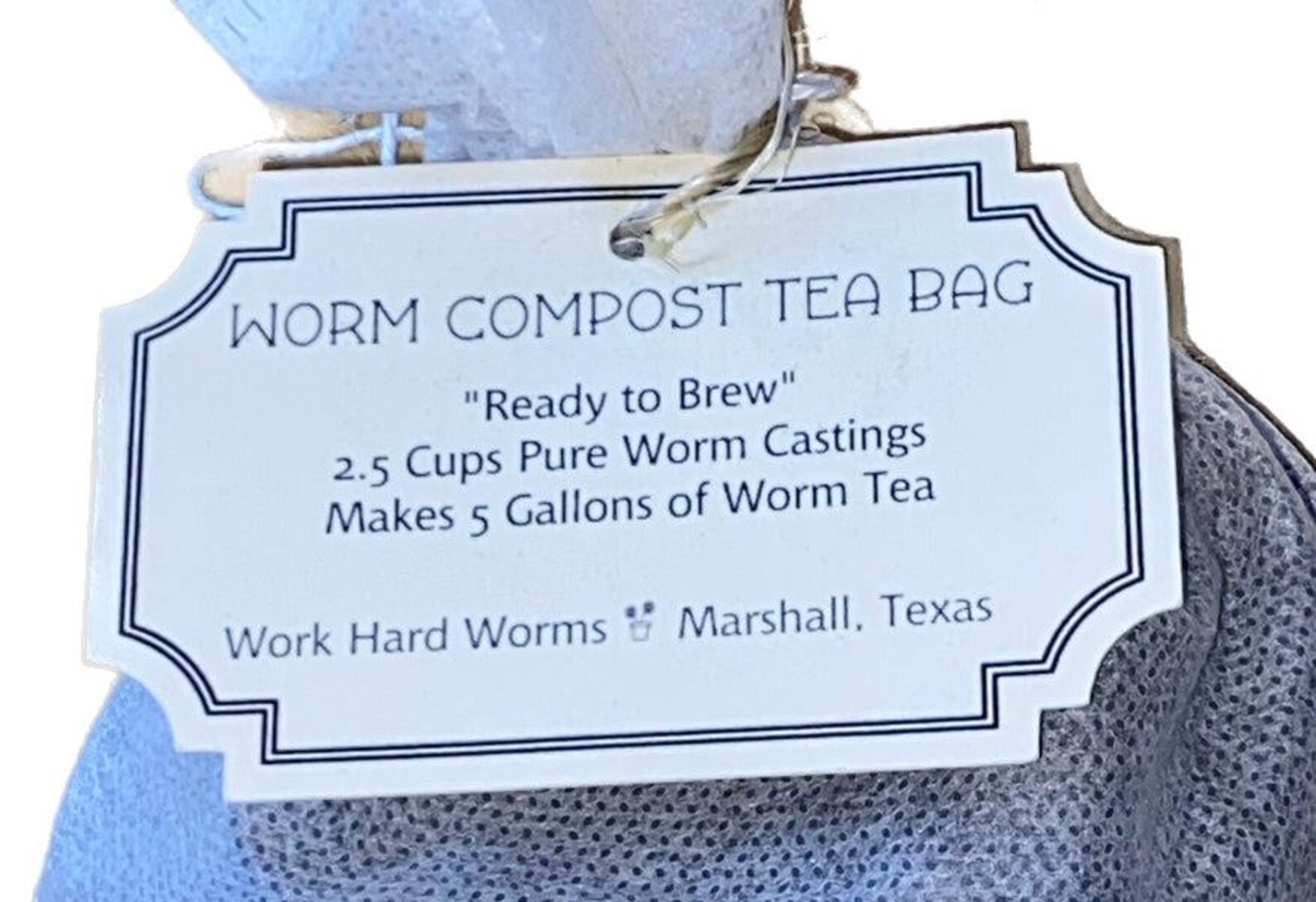 Worm Compost Tea Bags, 2.5-cups, 1/3/6 Bags, "ready to Brew", Makes 5 ...