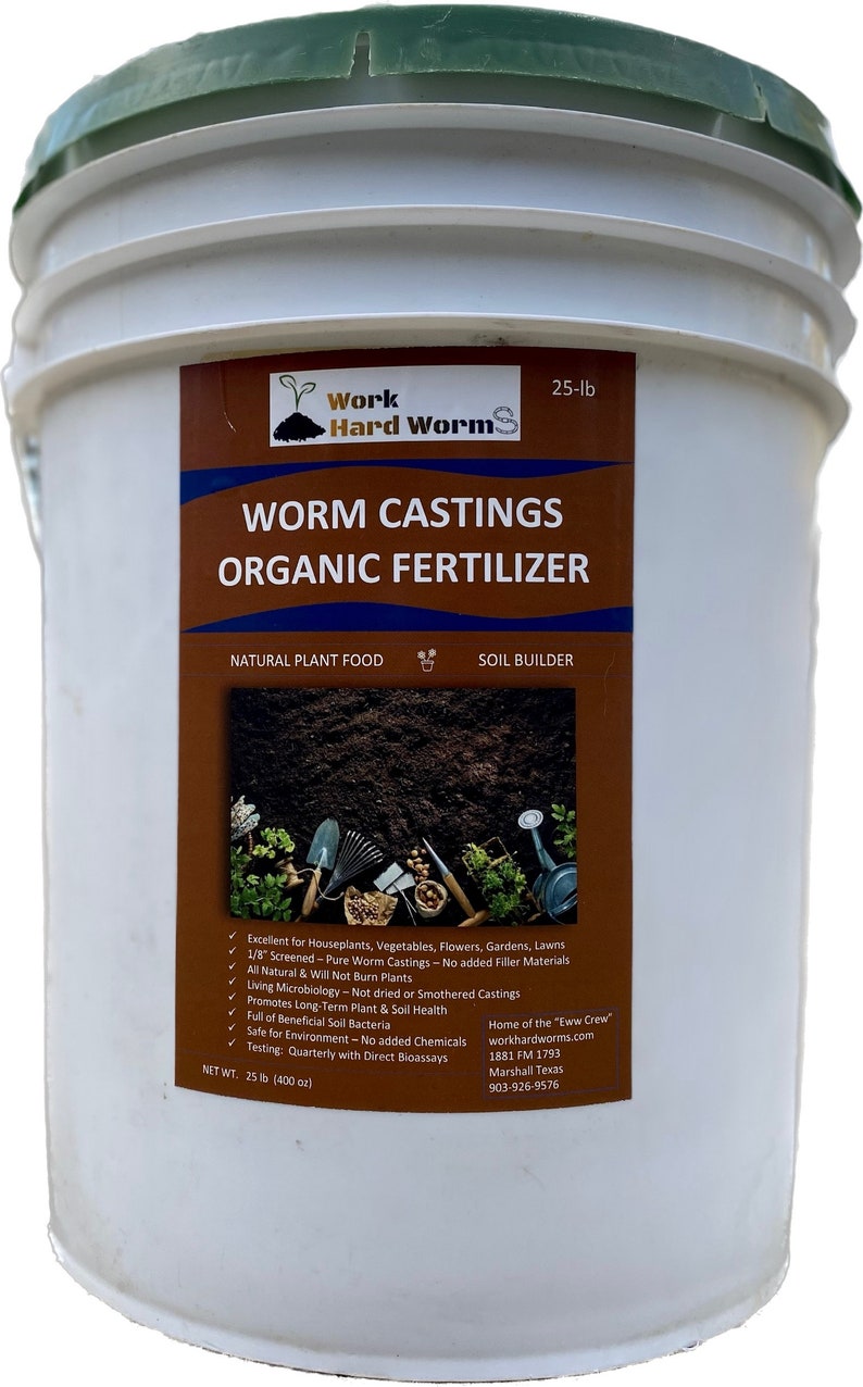 Worm Castings 5-lb Bag FREE SHIPPING (vermicompost), Soil Builder ...