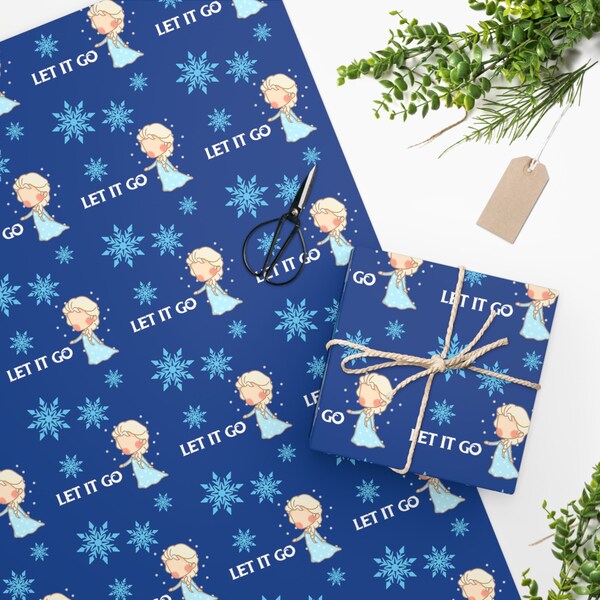Frozen Gift Wrap - Etsy