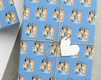 Bluey Birthday Gift Wrap - Etsy
