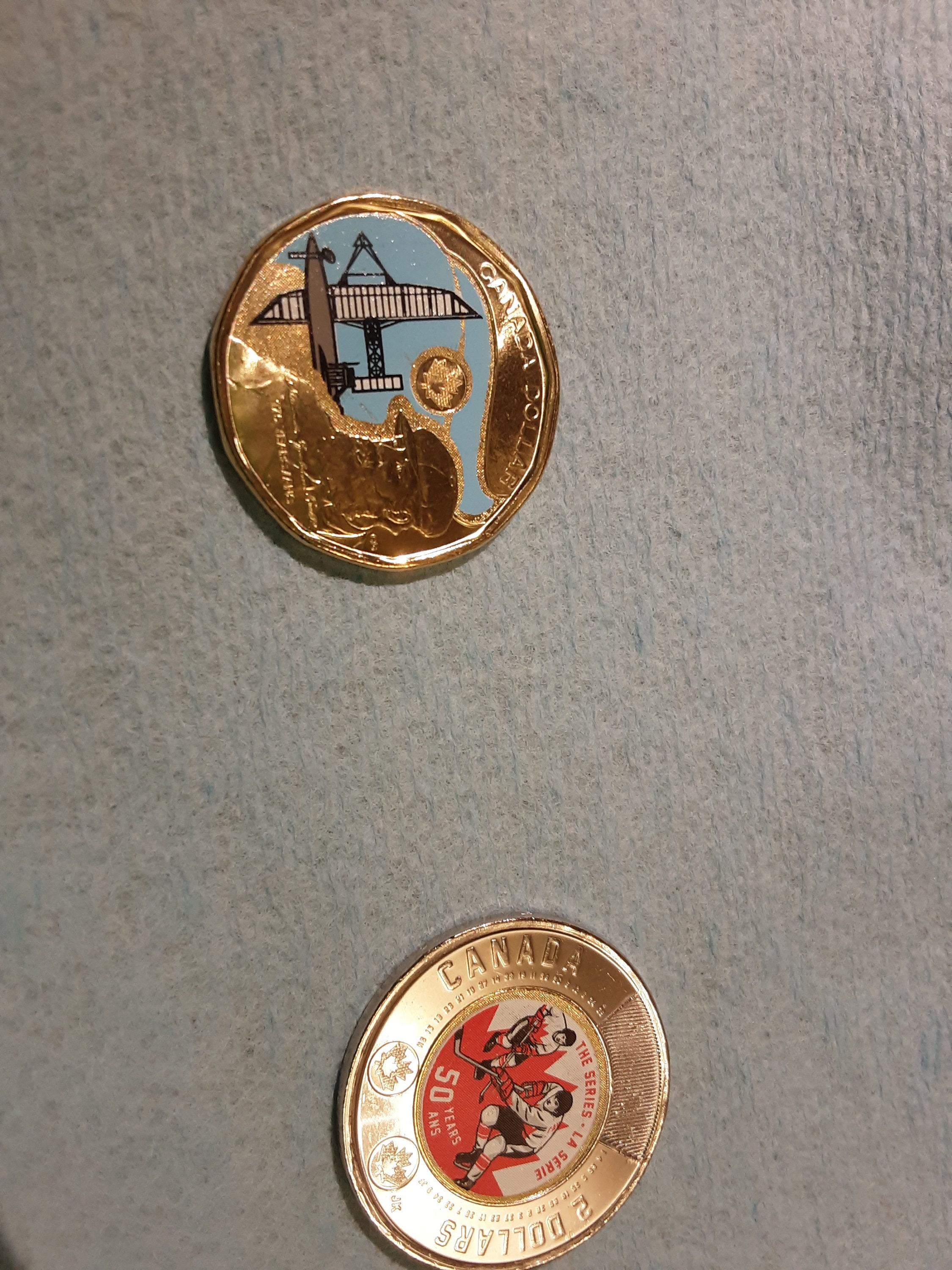 2021, 2022, 2022 Canadian Loonies and a Twoonie. - Etsy