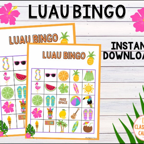 Luau Games - Etsy