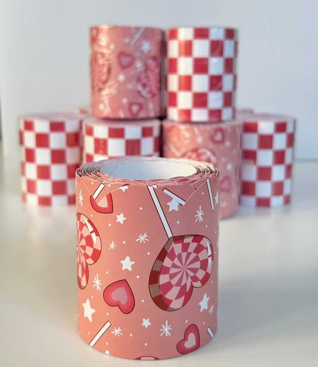 Valentine's Day Bulletin Board Border for Classroom, Retro Valentines ...