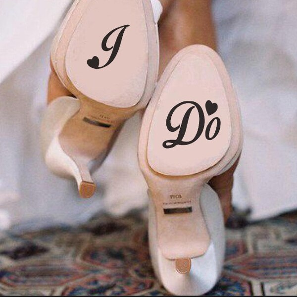 I Do Shoe Stickers - Etsy