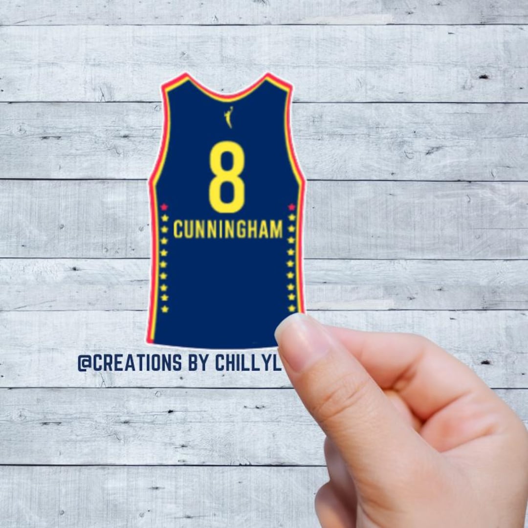 Sophie Cunningham Jersey Sticker|indiana Fever Basketball Sticker ...