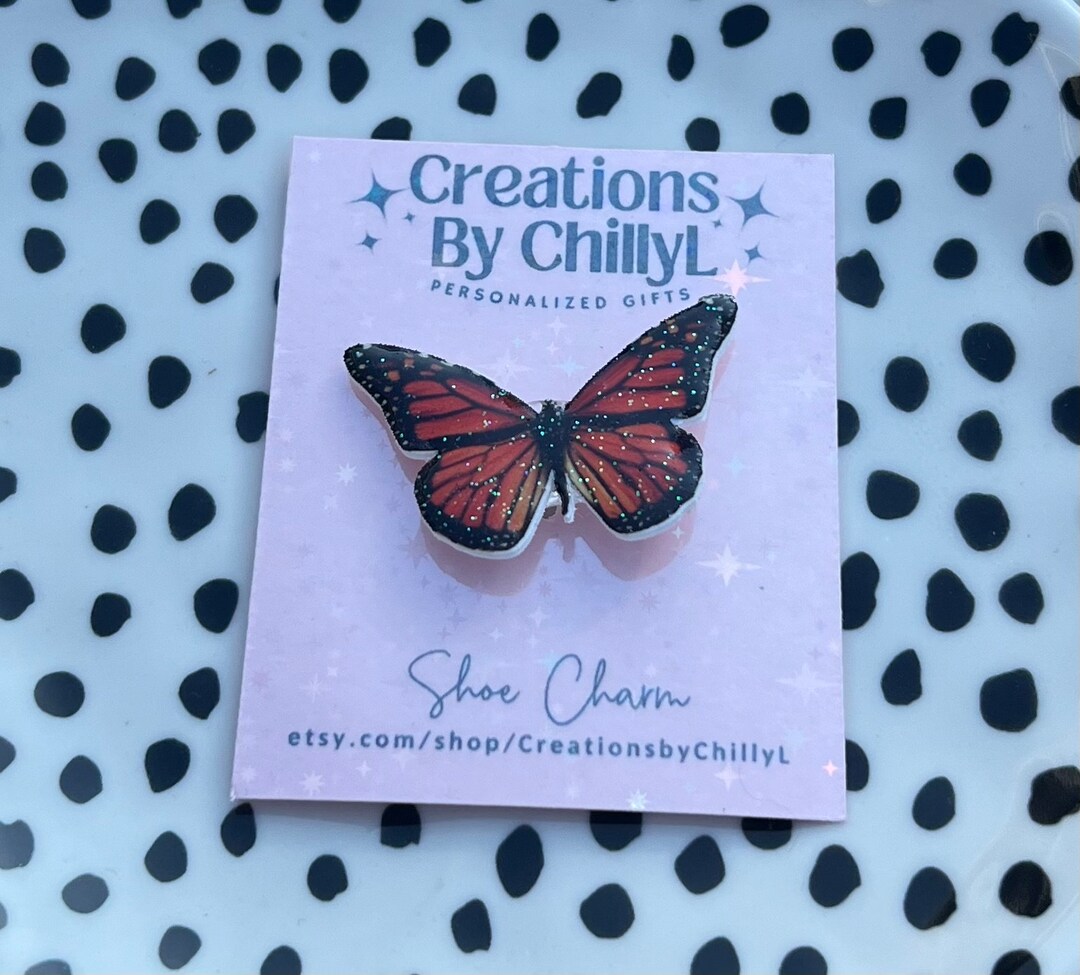 Butterfly Shoe Charm Monarch Butterfly Taylor Swift Shoe - Etsy