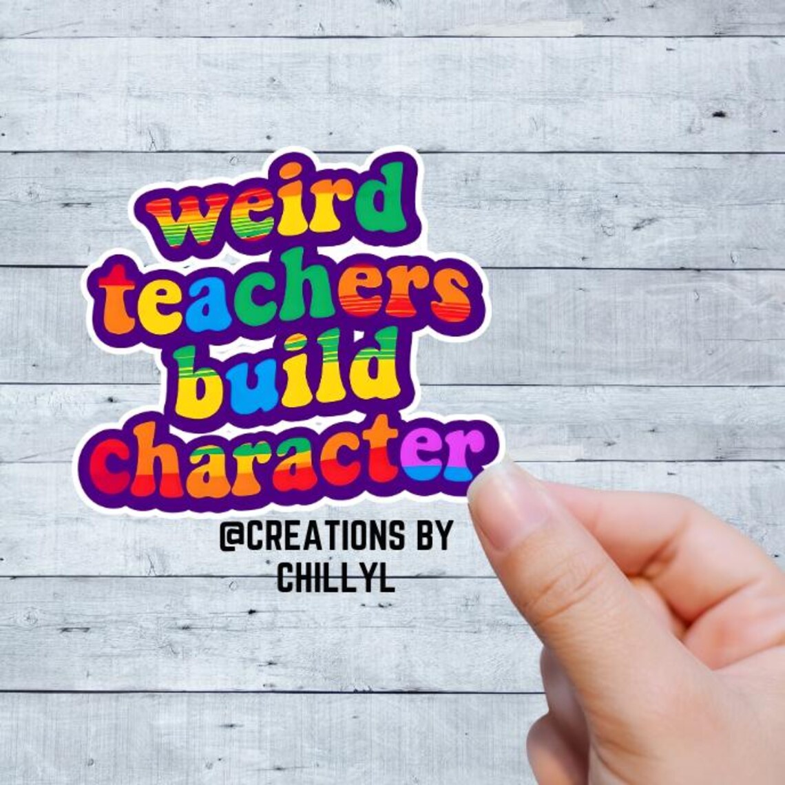 Funny Teacher Sticker Pack – Set of 8 Durable Vinyl Stickers – Back to ...