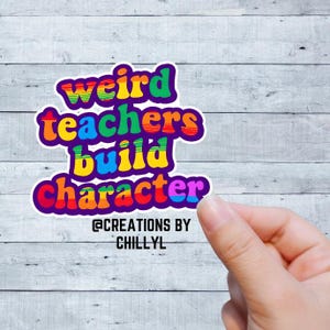 Funny Teacher Sticker Pack – Set of 8 Durable Vinyl Stickers – Back to ...