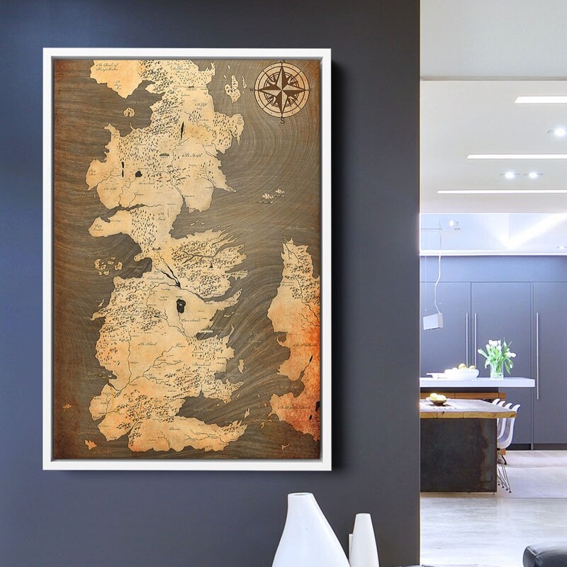 Westeros Map - Etsy