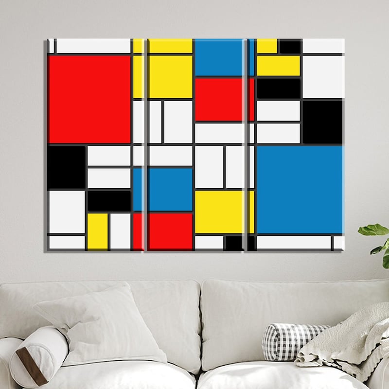 Mondrian Wall Art - Etsy