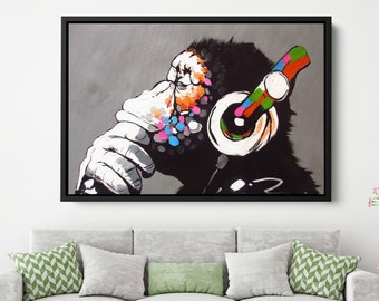 Graffiti Chimp Art - Etsy