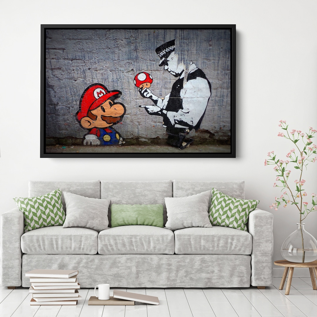 Banksy Mario Art Meaning at Elaine Hudson blog