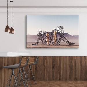 Alexander Milov-two People Turning Their Backs on Each Other - Etsy