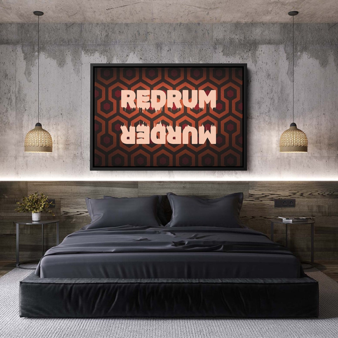 The Shining Movie Canvas | REDRUM, Murder Art Print - Etsy
