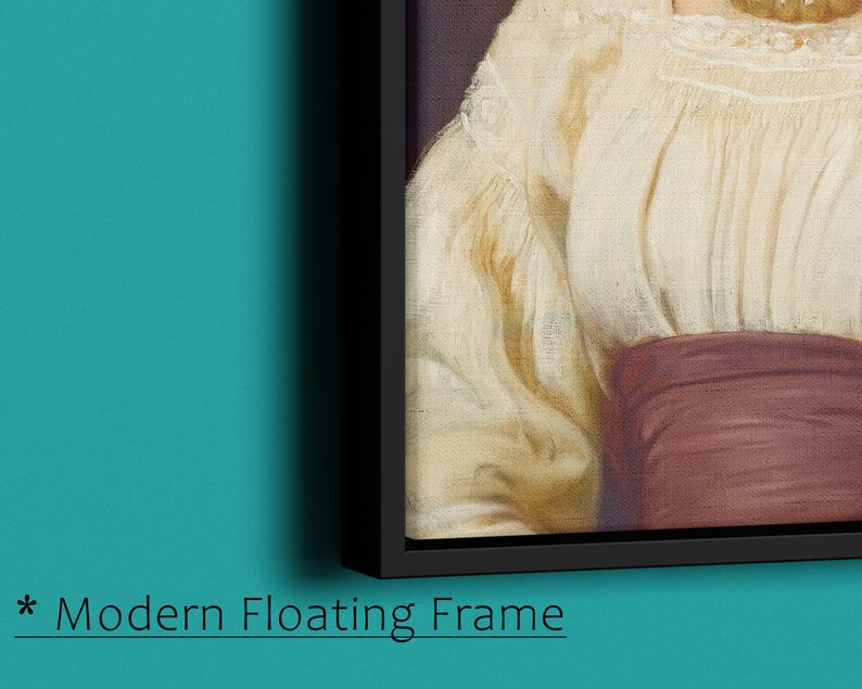 Frederic Leighton's Catarina: Victorian Woman Portrait, Framed Canvas ...
