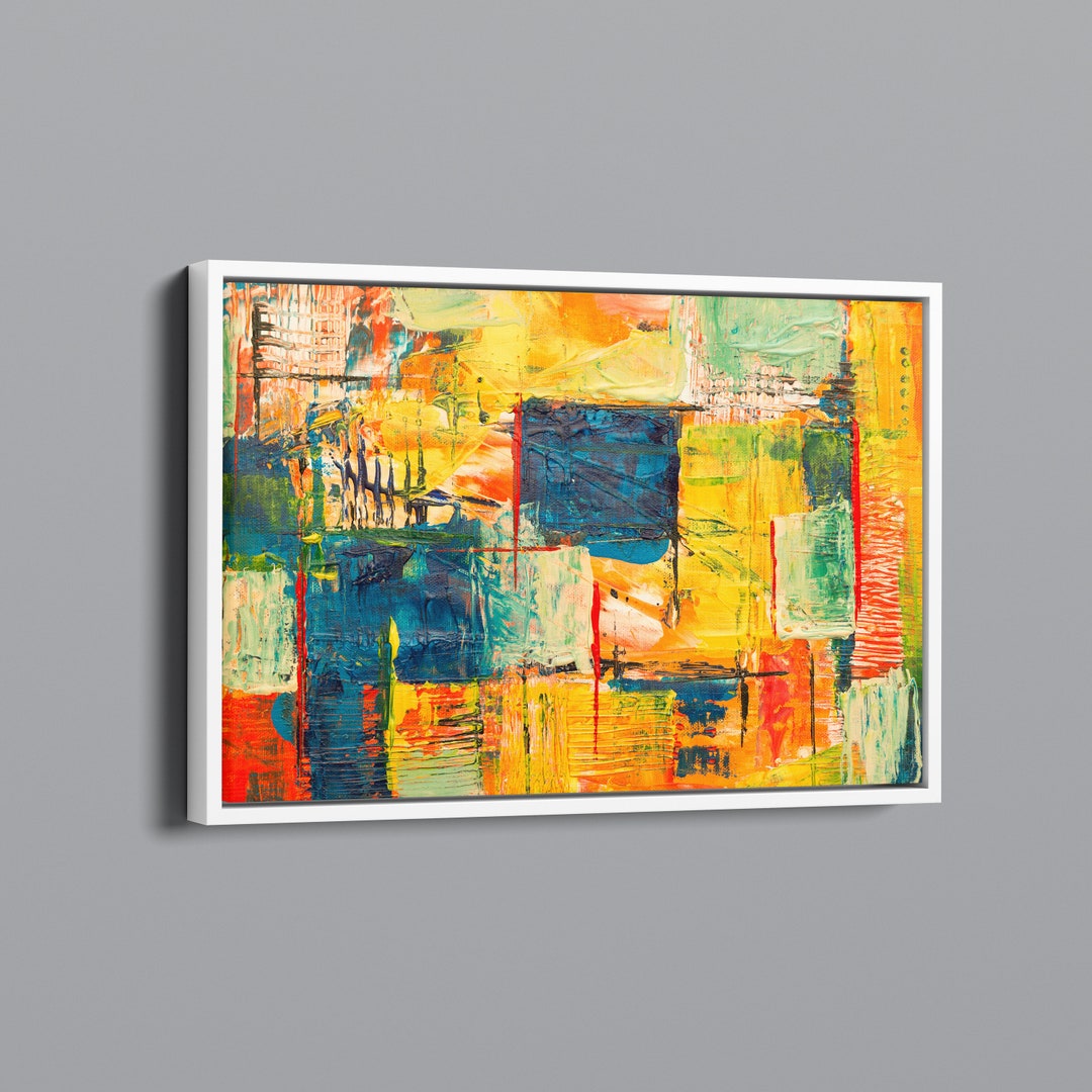 Abstrakte Leinwand/Zeitgenössische Leinwand Kunst/Marmor Gemusterte Leinwand/Moderne Wohnkultur ...