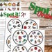 Christmas Dobble/spot It Card Game - Digital Download - Printable Game ...