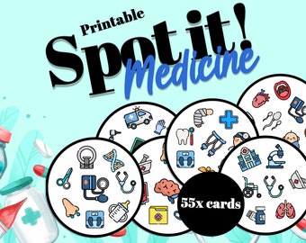 Summer Dobble/spot It Card Game - Digital Download - Printable Game - Etsy