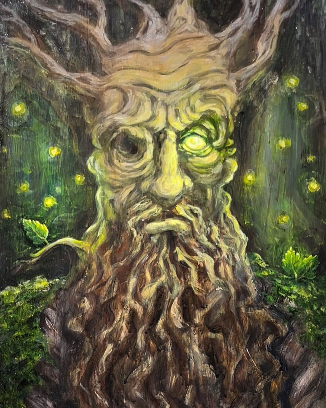 Tree Spirit ORIGINAL PAINTING - Etsy