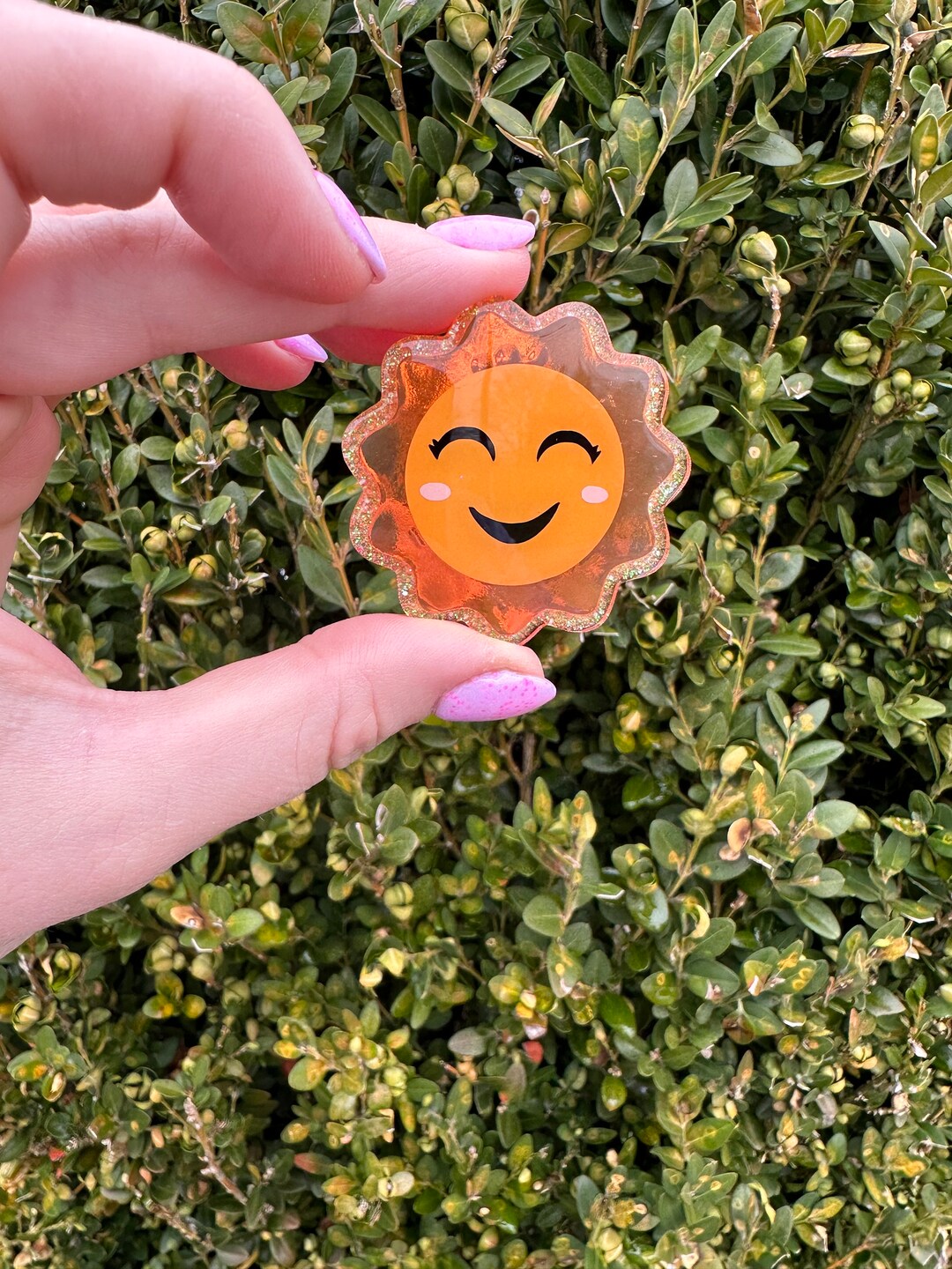 Cute Interchangeable Happy Sun, Sunshine Badge Reel Topper - Etsy