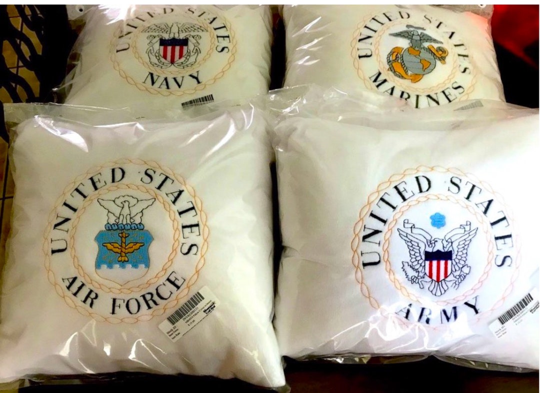 US Military Logo Pillows - Etsy