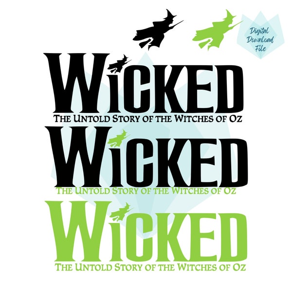 Wicked Svg - Etsy