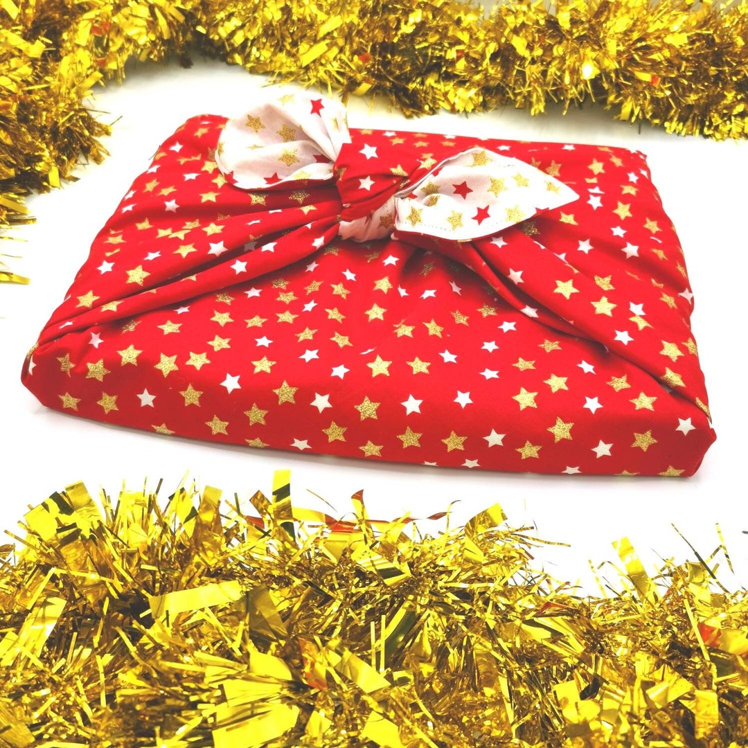 Double Sided Fabric Gift Wrap Large, Zero Waste Eco Gift Wrap - Etsy