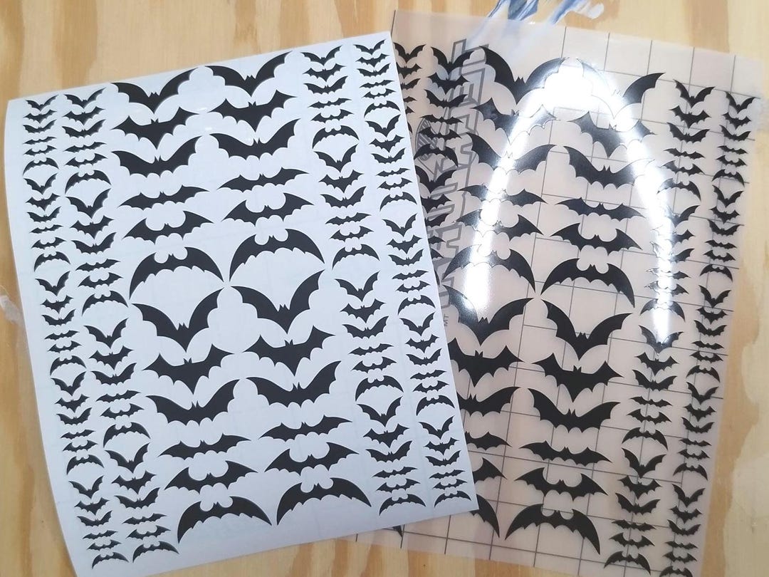 Black Bat Stickers Assorted Sizes - Etsy