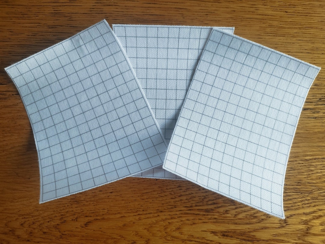 Washable Sashiko Transfers | Stitching Grid | Removable Visible Mending ...
