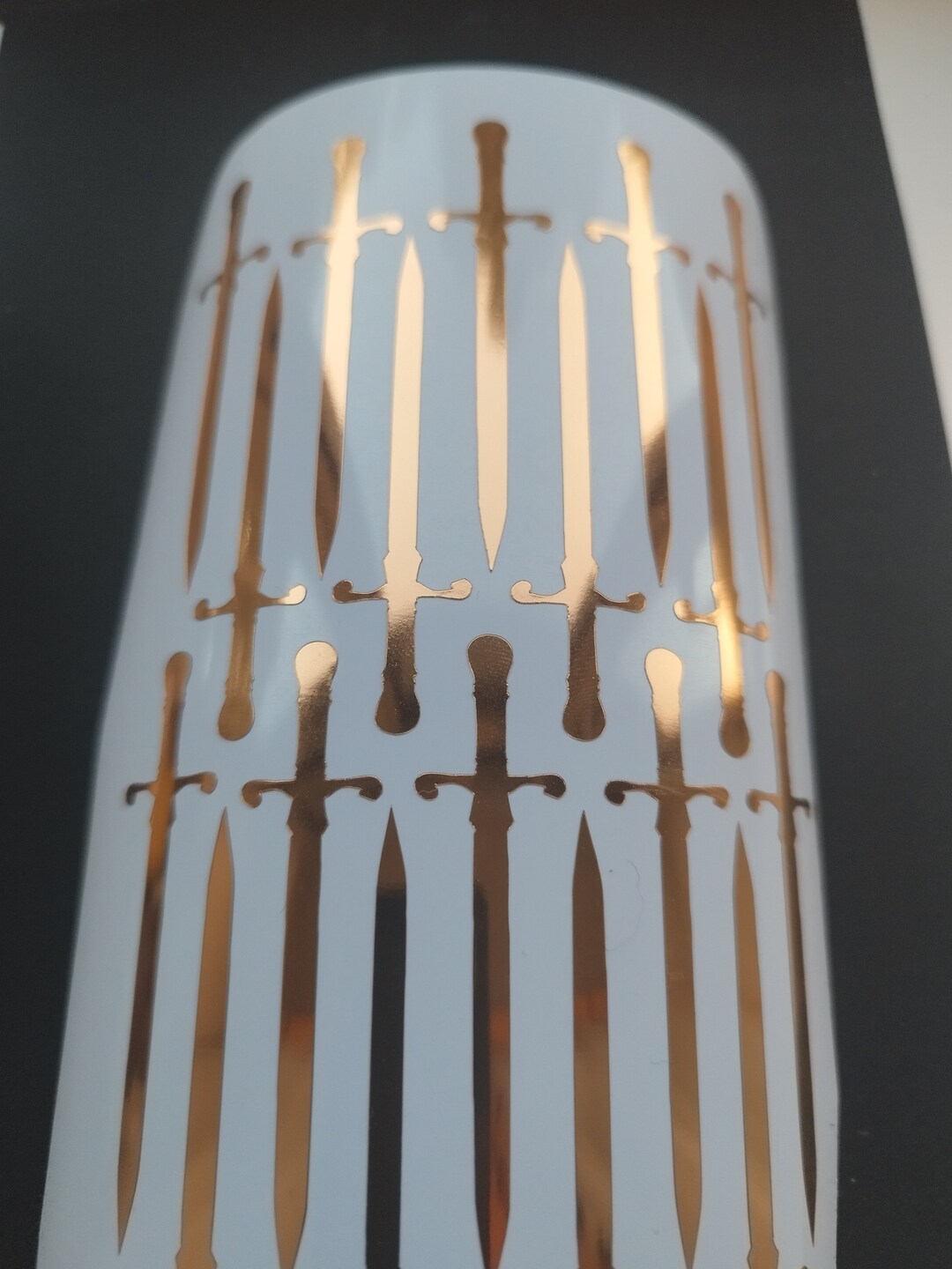 100 Chrome Vinyl Sword Stickers - Etsy