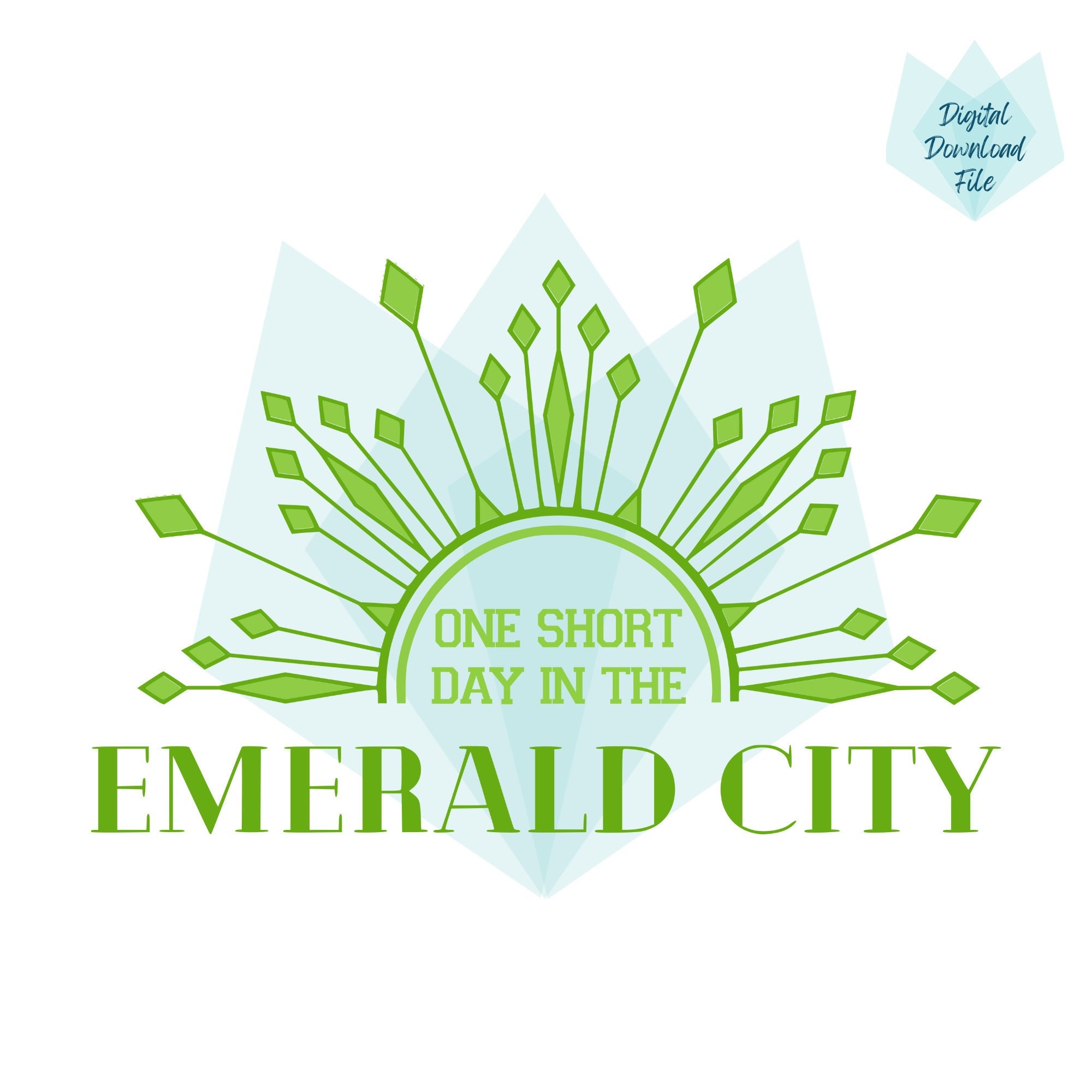 Wicked Inspired Multi-layered Emerald City SVG and PNG File - Etsy ...
